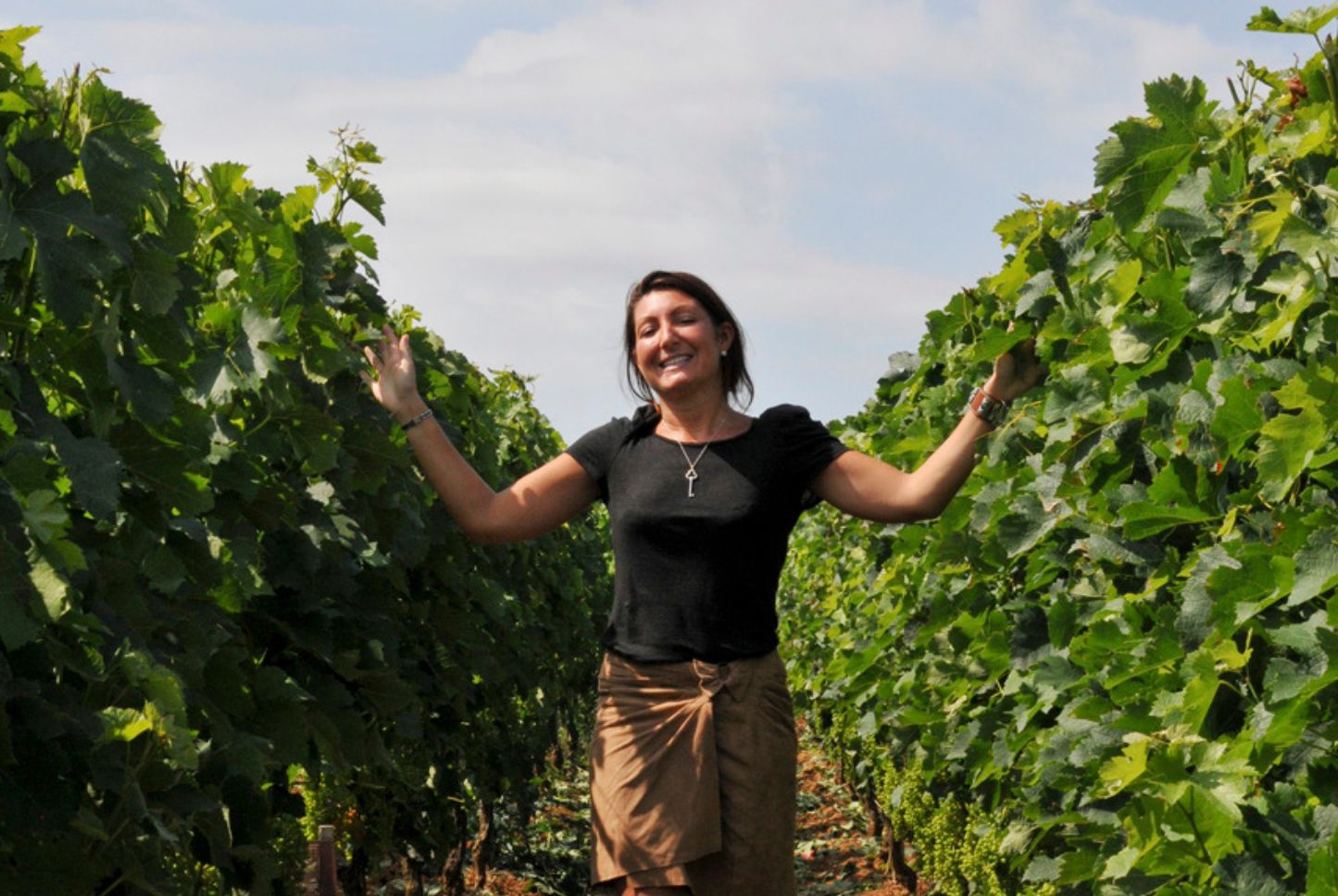 Portrait de Juliette Becot, propriétaire du Château Beau-Séjour Bécot